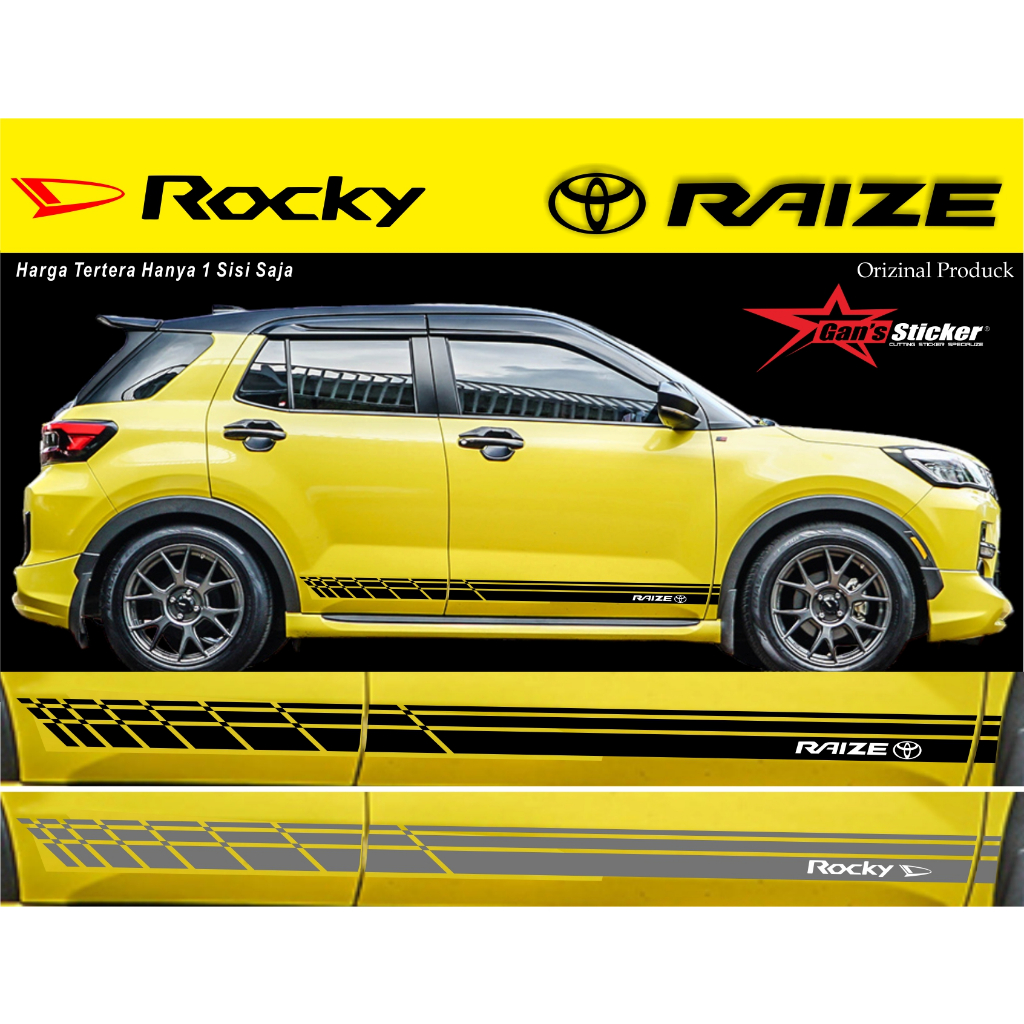 Toyota Raize Daihatsu Rocky sticker | Shopee Philippines