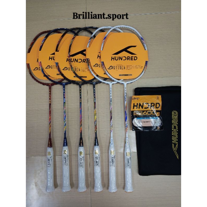 Original HUNDRED HNDRD ROCK R8 BADMINTON RACKET | Shopee Philippines