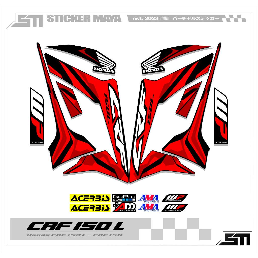 Striping CRF 150 L MOTIF 6 / STICKER / STICKER / HONDA CRF150L / CRF150 ...