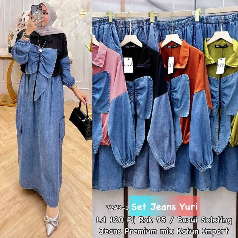 Yuri JEANS SET (ZARA LABEL) | Shopee Philippines