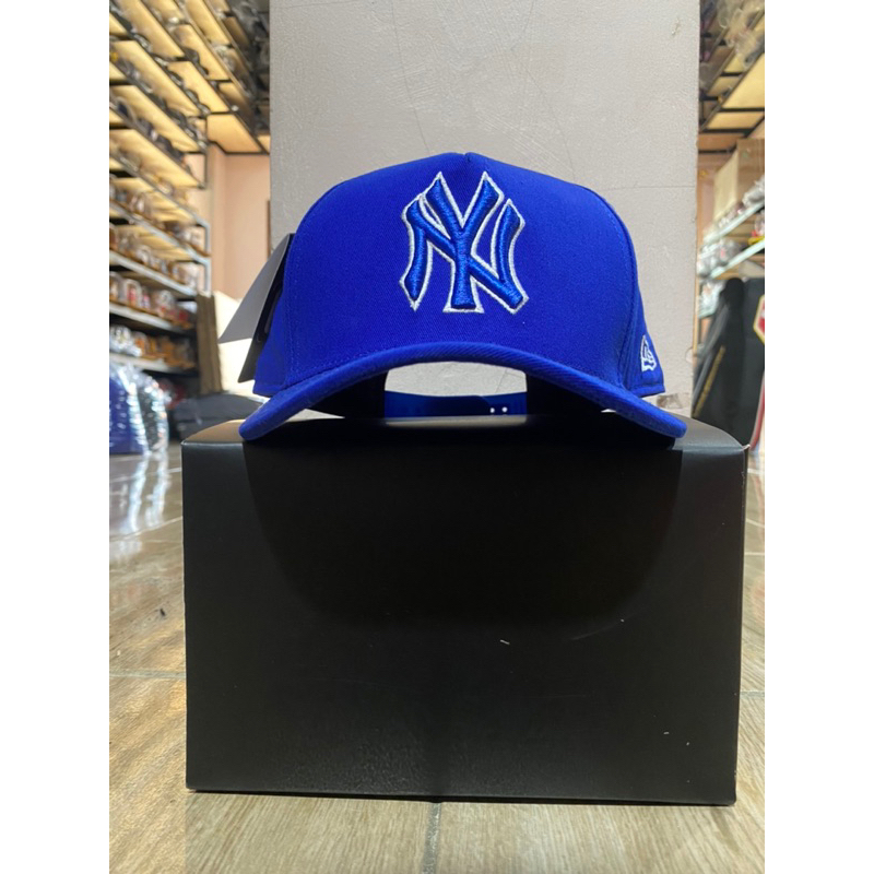 Premium Blue Hat, ENYE Logo, Blue List, White, Blue Material | Shopee ...