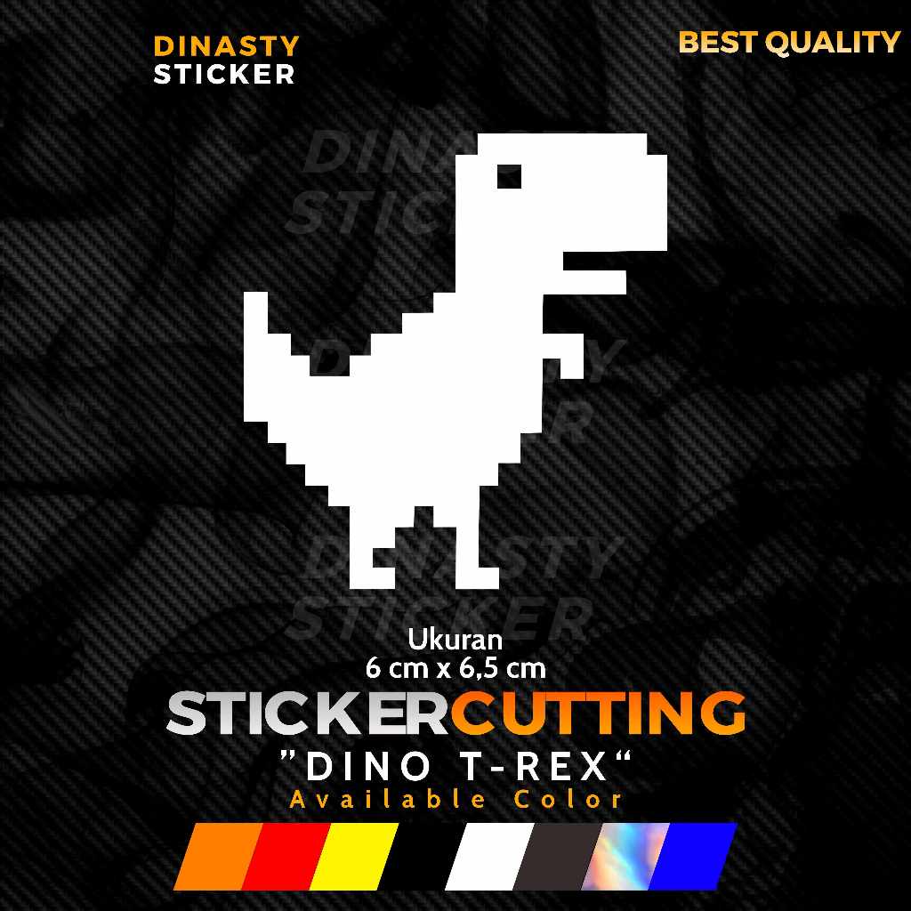 Sticker STICKER CUTTING GAME DINO TIREX DINOSAUR | Shopee Philippines