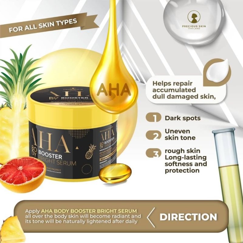 Aha Body Bright Booster Serum 100% Original Thailand | Shopee Philippines