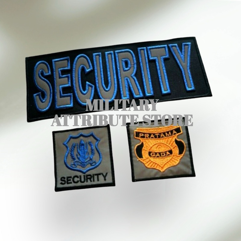 Satpam/scurity SYMBOL LOGO EMBROIDERY FOR JACKETS AND VESTS (Full ...