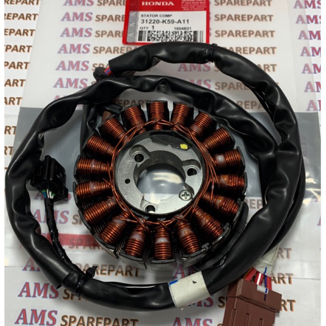 SPULL STATOR COMP VARIO 150 2015-2018 31220-K59-A11 HONDA | Shopee Philippines