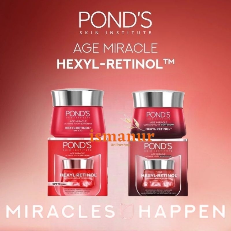 PONDS Age Miracle Hexyl-Retinol Cream 9gr | Shopee Philippines