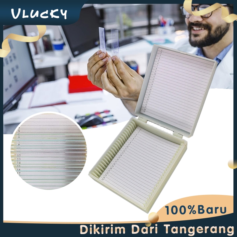 Pvc Slide Box Preparation Box Contains 25 Objects Glass Microscope ...