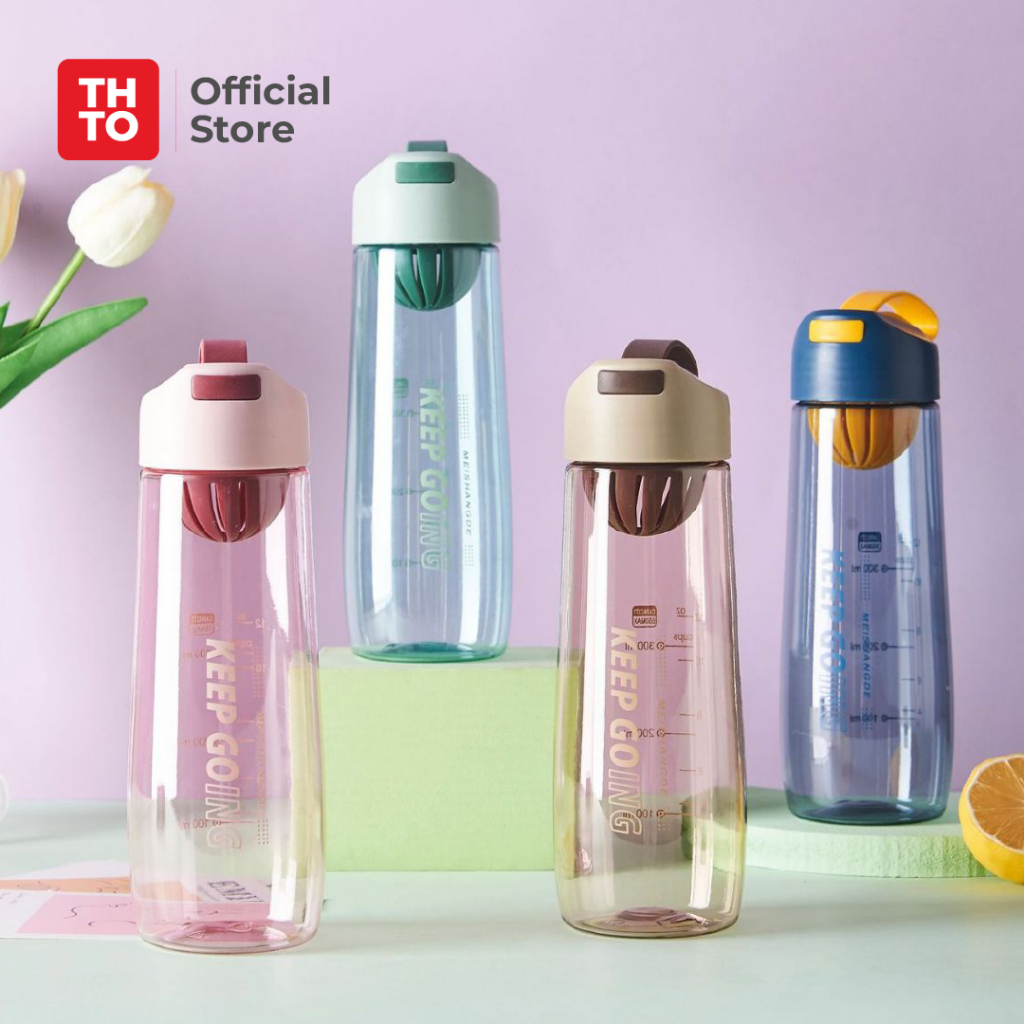 Thto Drinking Bottle Original 480-550ml Bottle Clear Water Filter Premium Import A006 | Shopee ...