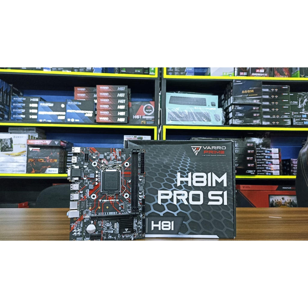 Mobo MOTHERBOARD VARRO PRIME H81M-PRO S1 LGA 1150 SUPPORT M2 NVME 2 ...