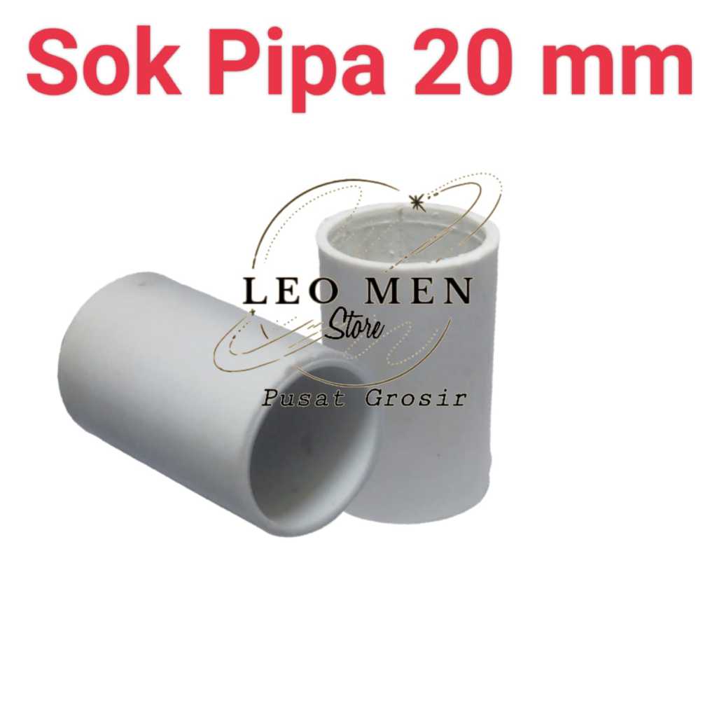 Pipe Sok~Electric Pipe Sok~Electric Pipe Connection~20 mm~PVC | Shopee ...