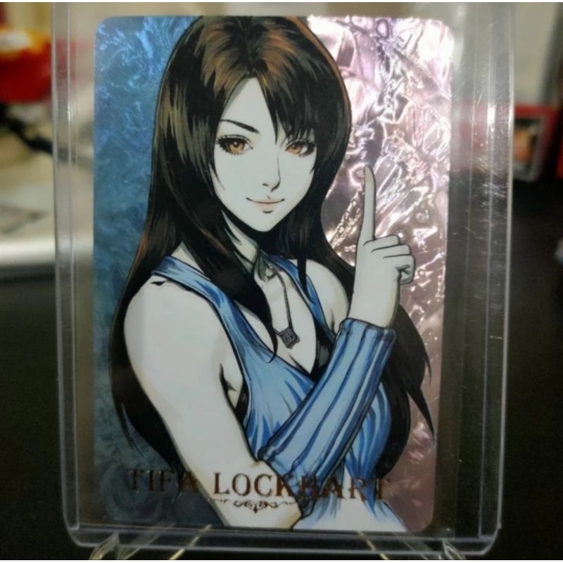 Tifa Lockhart Hologram 3D Aura Final Fantasy FF Card | Shopee Philippines