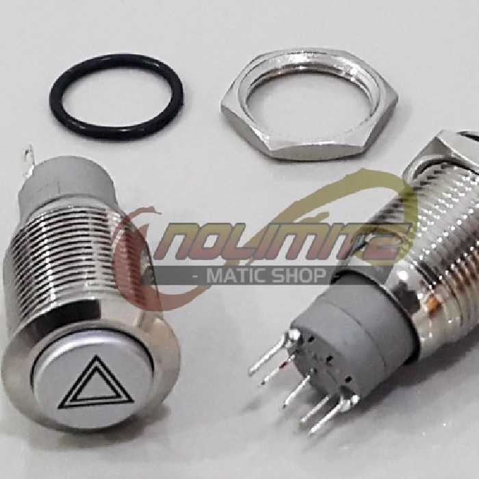 TOMBOL Switch/button/switch Push On Off Logo Hazard Universal | Shopee ...