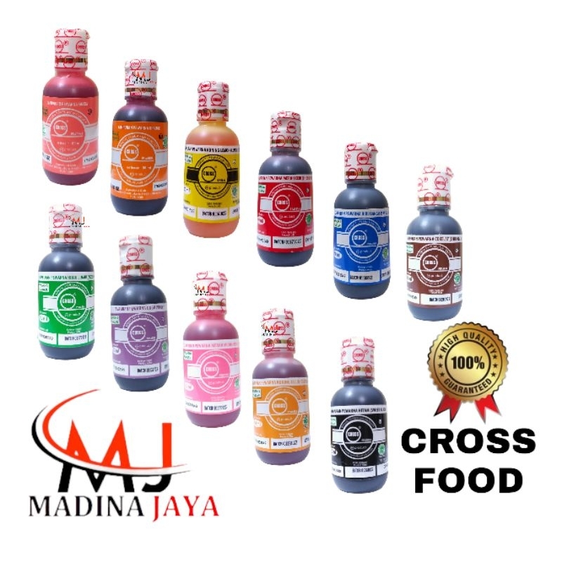 Cross Coloring / Liquid Food Coloring / Food Coloring 60ml | Shopee ...