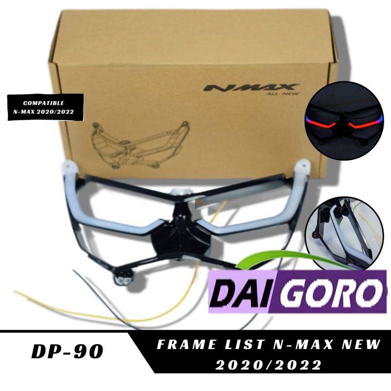 Yamaha Nmax New RGB Eyebrow Lamp 25 Modes Nmax Eyebrow Frame New ...