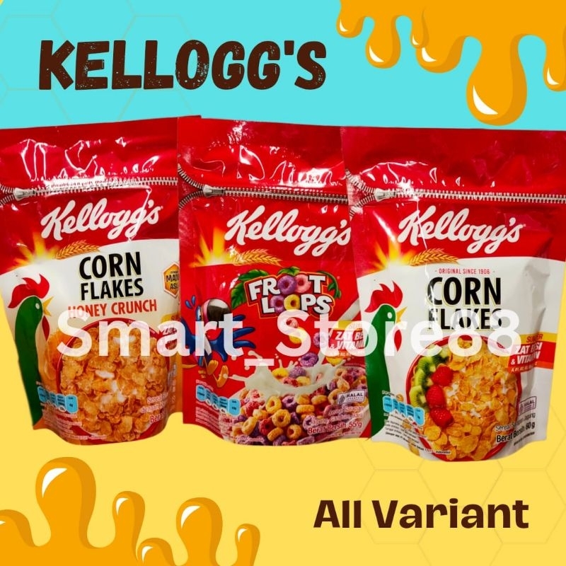 KELLOGGS CORN FLAKES FROGS POUCH STANDING KELLOGG PACKAGING | Shopee ...