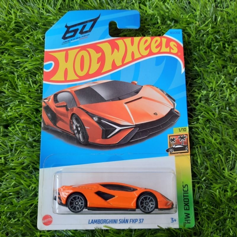 Hot Wheels Lamborghini Sian FKP 37 Orange | Shopee Philippines