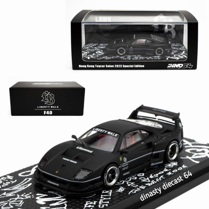 Inno 64 lbwk F40 matte black hongkong toycar salon 2023 | Shopee ...
