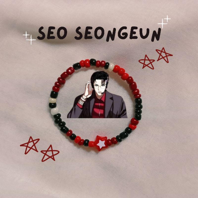 LOOKISM BEAD BRACELET: SEO SEONGEUN | MANHWA BRACELET | BEADS BRACELET ...