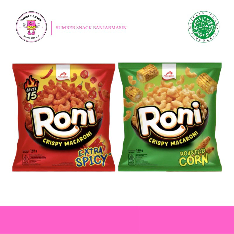 Roni Crispy Macaroni Two Rabbits (2 Flavor Variants) (140g) | Shopee ...