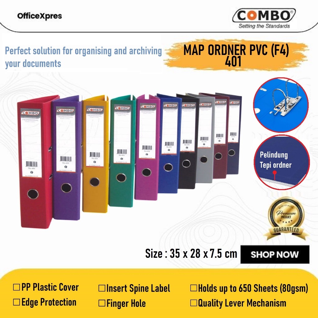 Ordner Map F4 Folio PVC 401, 402, 403 / Odner Plastic Folder Legal Combo | Shopee Philippines