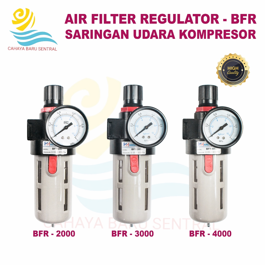 Bfr 2000-4000 Air Regulator Filter 1/2" BFR (Choose Variant) | Shopee ...
