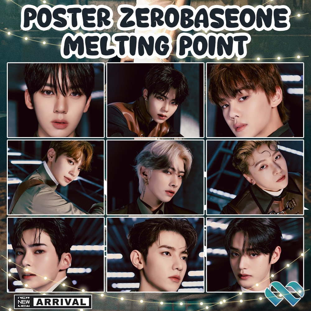 Poster ZEROBASEONE ZB1 MELTING POINT - Poster Kpop A4 A5 A6 (Part D ...