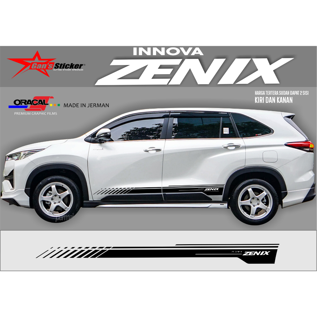 Sticker innova zenix 2023 2024 Accessories innova zenix 2023 2024 ...