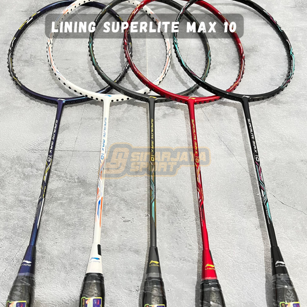 Original Superlite max 10 Lining Racket Badminton Racket Badminton ...