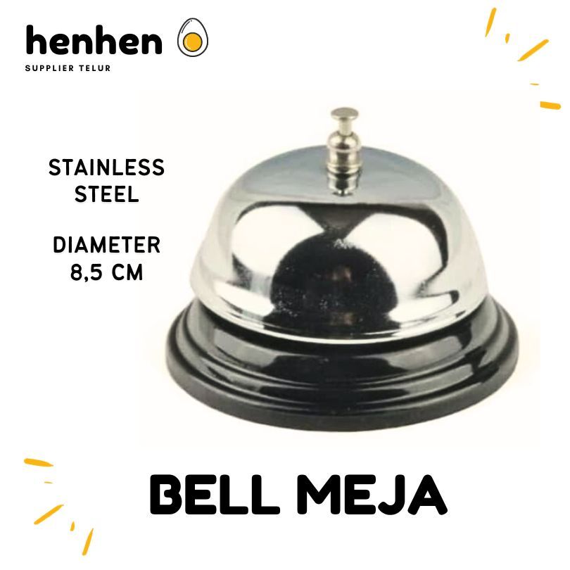 STAINLESS STEEL CASHIER TABLE BELL | Shopee Philippines