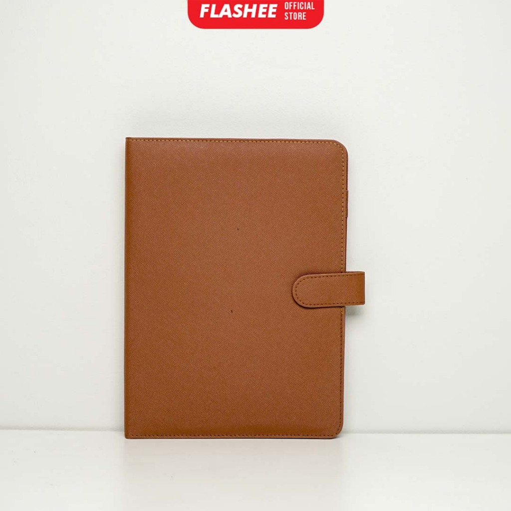 Flashee Binder Plain Light Brown A5 Size Exclusive Binder School Binder ...