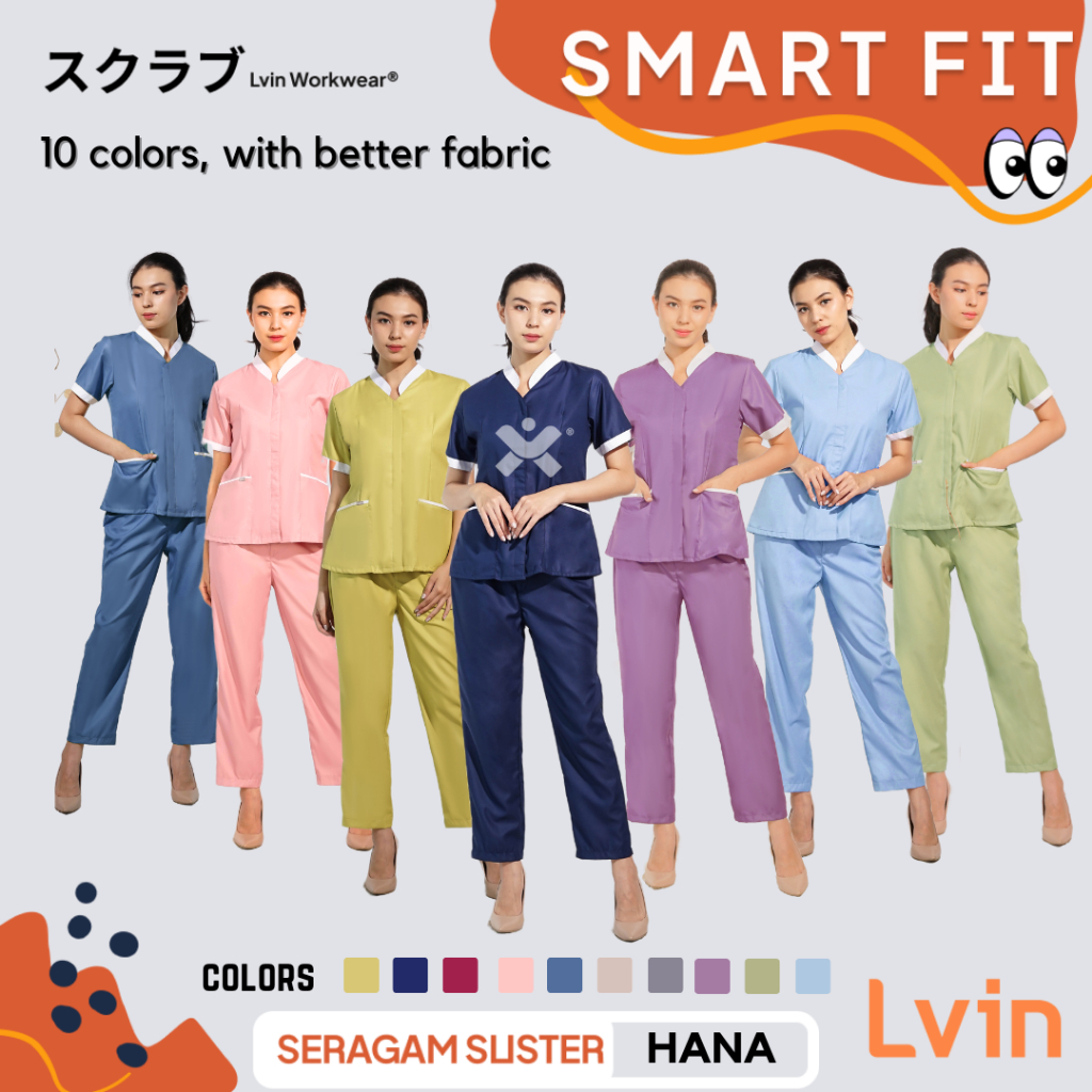 Lvin Sister Hana Series uniform/nanny uniform/Clinical uniform/oka ...