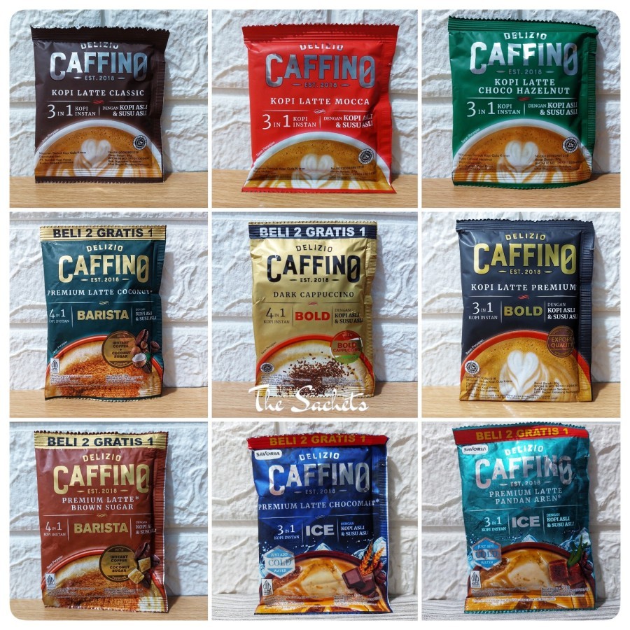 Caffino Instant Powder Coffee SACHET ALL Variants | Shopee Philippines