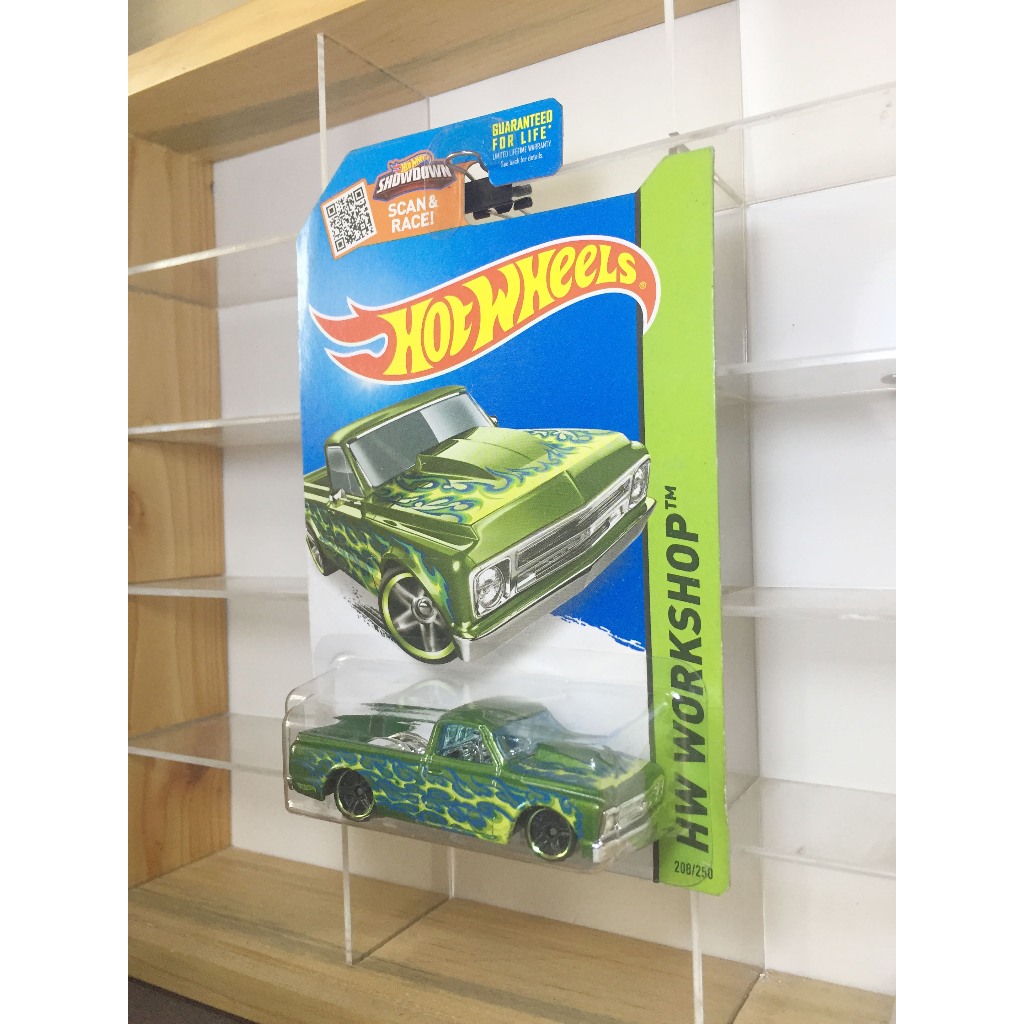 Hot Wheels ️ '67 Chevy C10 (Kmart Exclusive) Metalflake Green + FREE ...