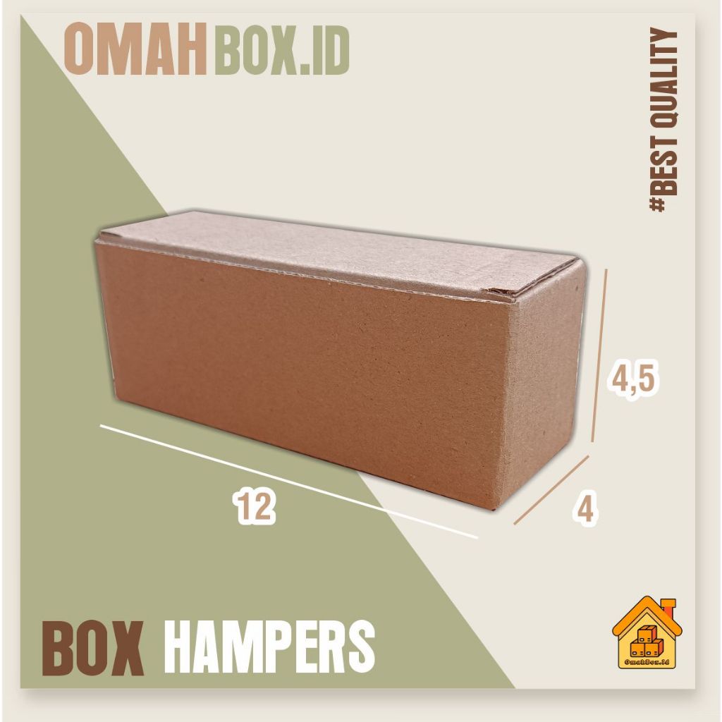 Cardboard Box Hampers 12X4X4,5 cm E FLUTE | Plain cardboard box | Die ...