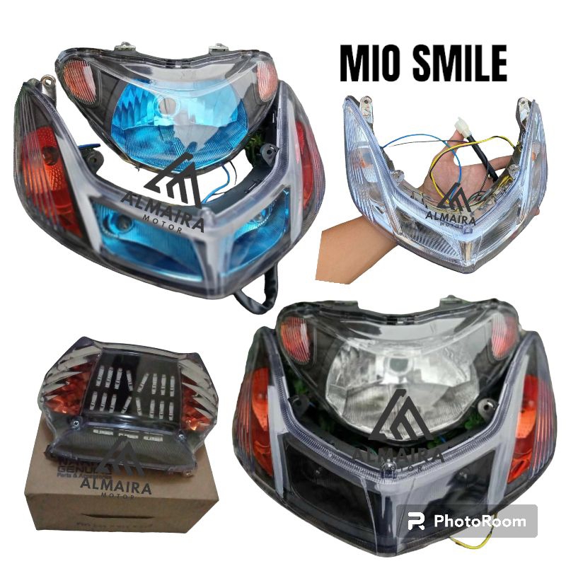 Mio smile headlight reflector Mio new 2008-2013 custom model | Shopee ...