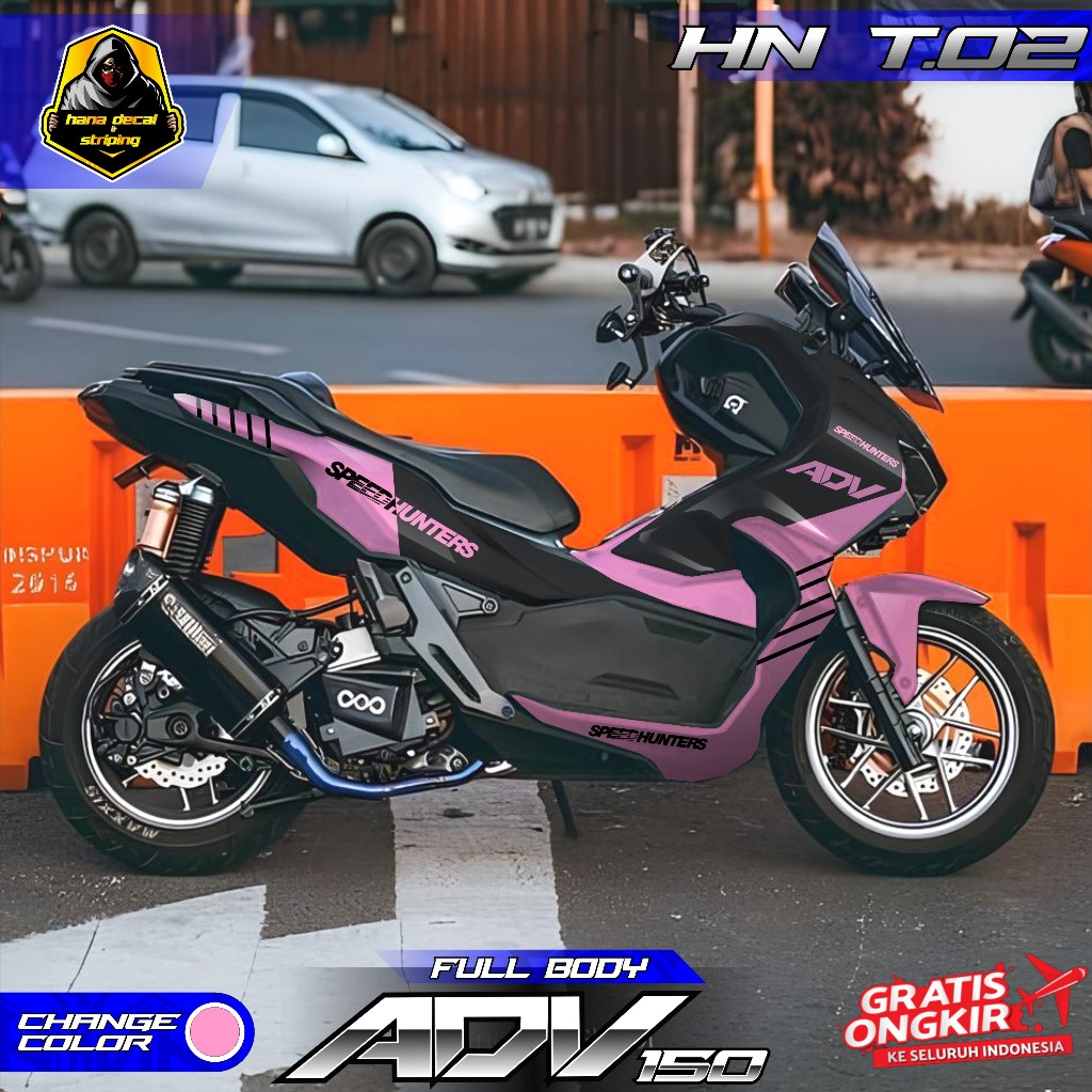 (NEW) Decal sticker honda adv 150 striping adv full body CUSTOM DESIGN ...