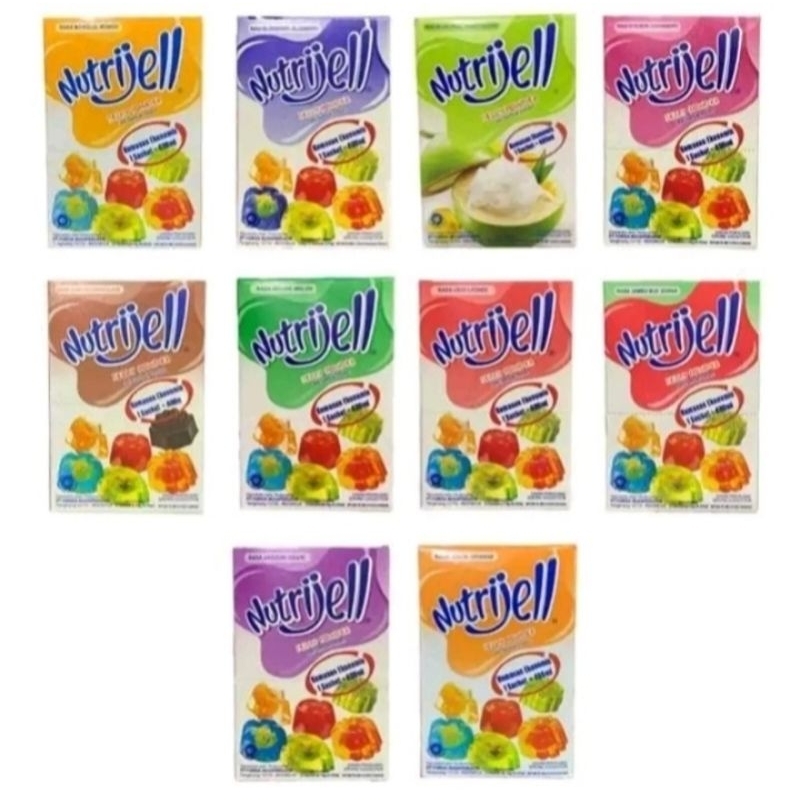 Nutrijel jelly powder instant jelly powder, flavor variants, economical ...