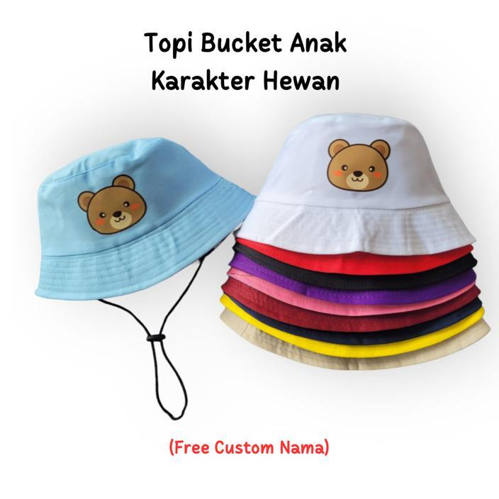 Bucket Hats For Toddlers Ages 1-5 Years BUCKET Hats Can Be Embroidered ...