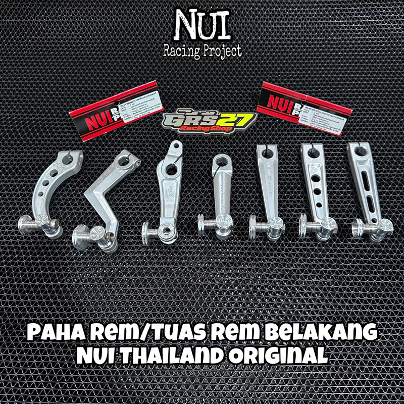 Nui Rear Brake Thigh RACING PROJECT Rear Brake Lever STAINLESS Steel ...