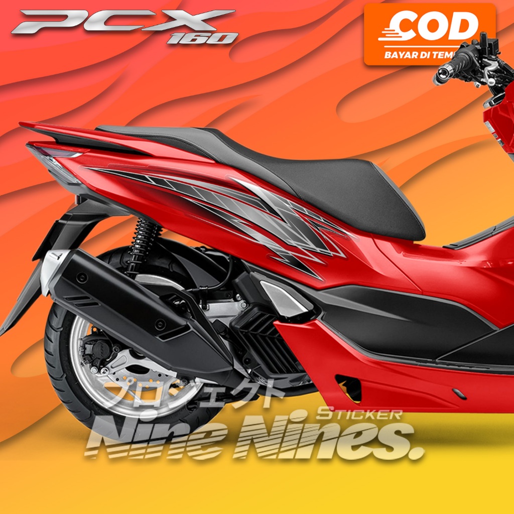 Printing CUTTING STICKER STRIPING HONDA PCX 160 STRIPING VARIATIONS PCX ...