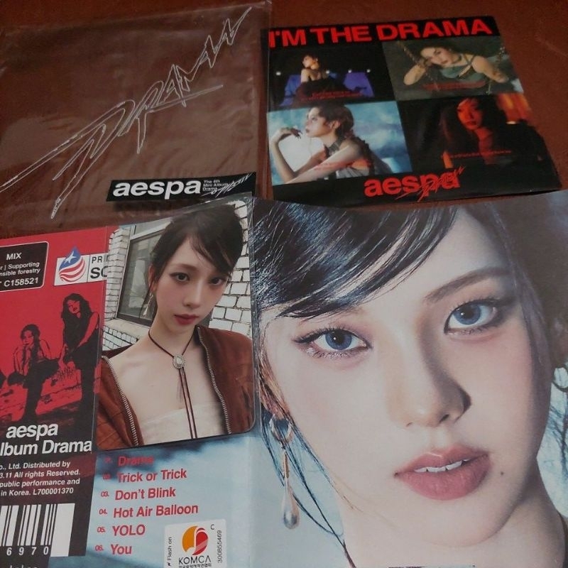 (FullSet Karina Unsealed) Asa The 4th Mini Album "DRAMA" Official ...