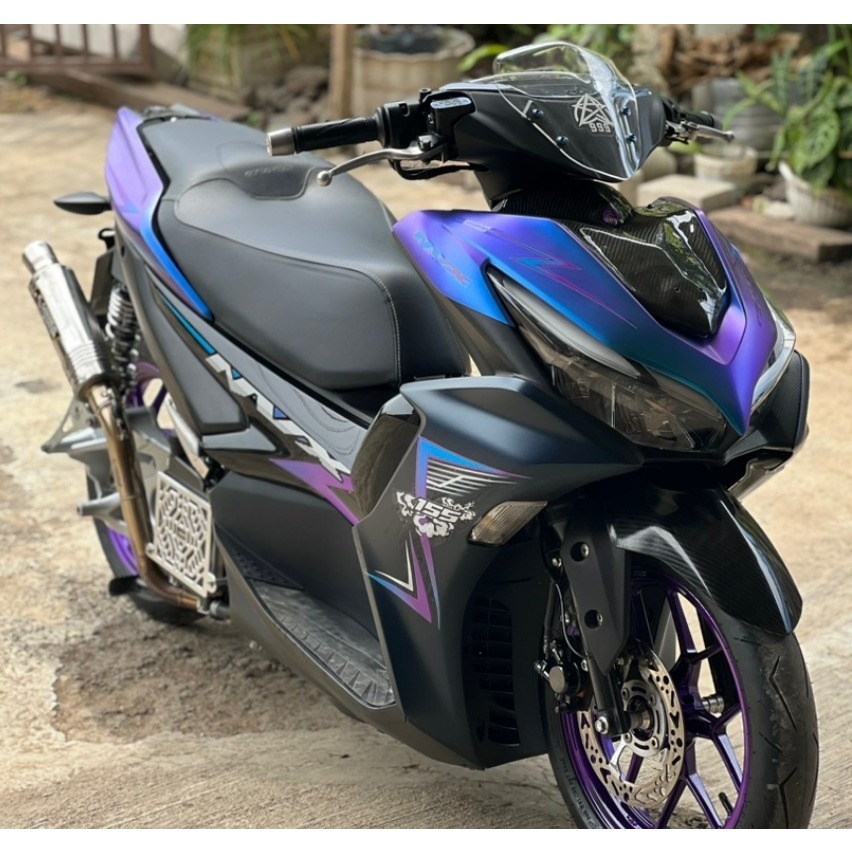 Striping COSTUM NVX AEROX ALL NEW CONNECTED 155 MAXDECAL TRANSPARENT ...
