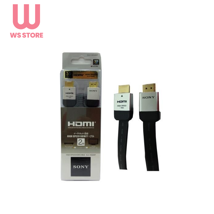 Sony 2M HI SPEED HIGH QUALITY HDMI CABLE / HDMI 2M / HDMI 2 METER | Shopee Philippines