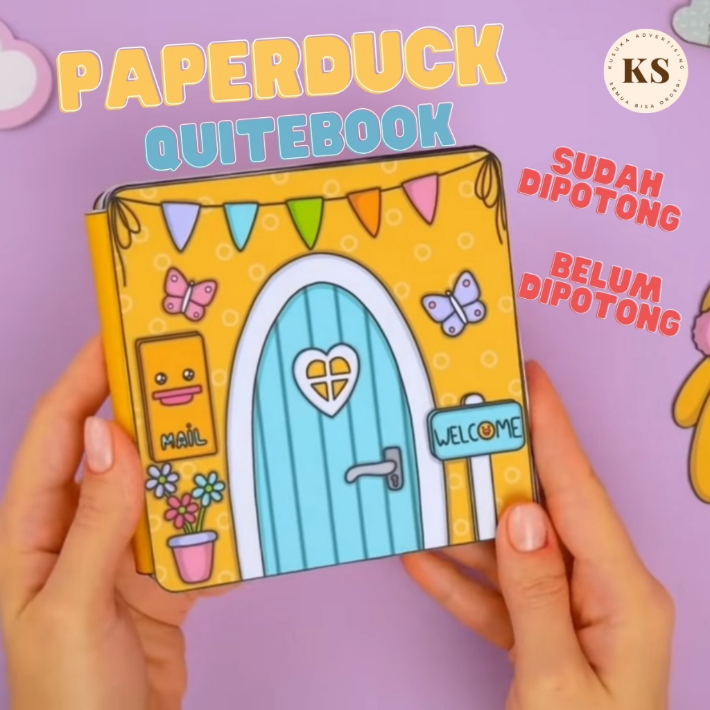 Paper Duck House Toys Paper Duck Viral Educational Paper Doll Quite ...