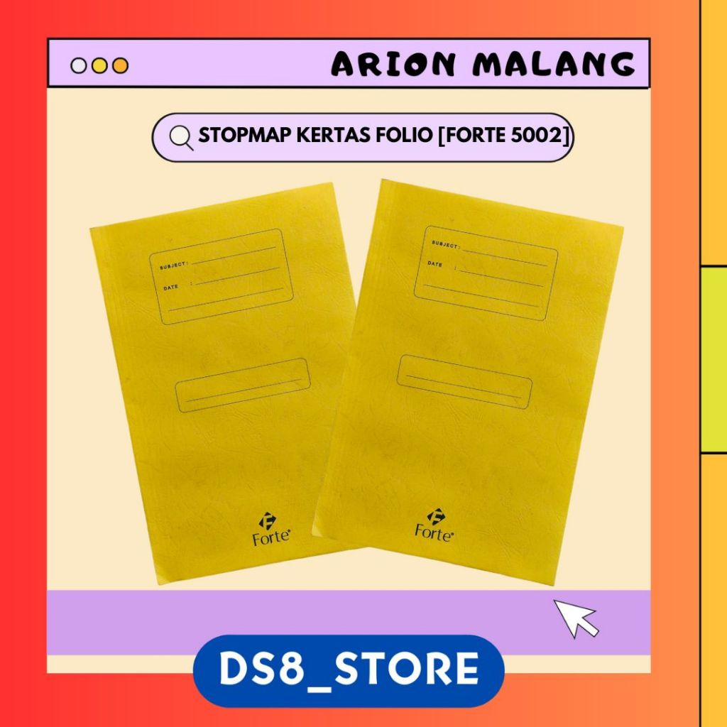 Stopmap Paper Folio Dark Yellow/Paper Map/Forte File Map 5002 | Shopee ...