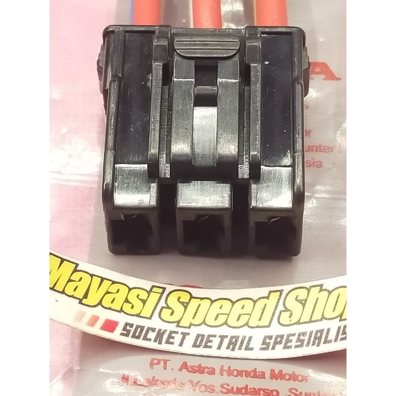 Acg socket, ACG starter connector socket 3 pin female honda vario 150 ...