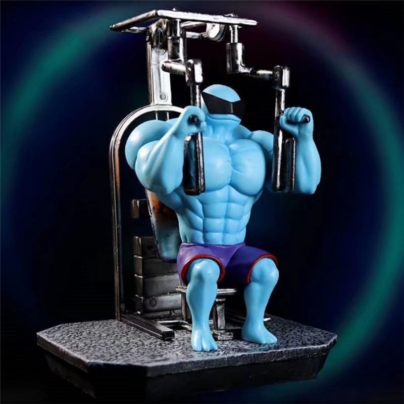 Pokemon muscle edition Action figure: pvc anime squirtle children's toy ...