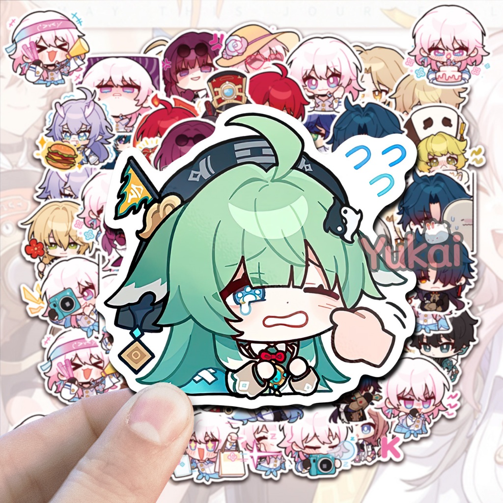 Honkai Star Rail (HSR) Premium Stickers - Small, Waterproof Anime ...