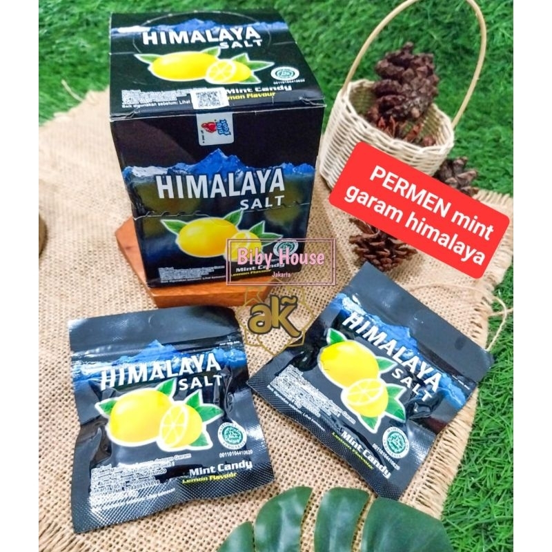 Himalaya Salt Candy / Himalayan Salt mint Candy 1 box contains 12 packs ...
