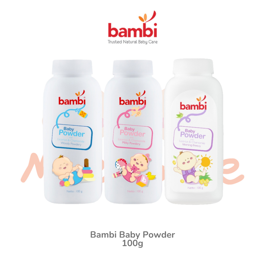 Bambi Baby Powder Baby Powder Baby Powder 100g | Shopee Philippines
